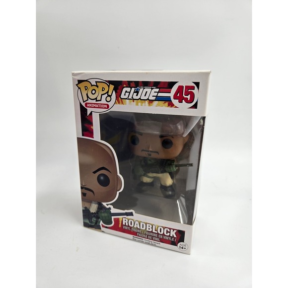 Funko | Toys | Funko Pop Animation Gi Joe Roadblock Vinyl Figure 45 ...